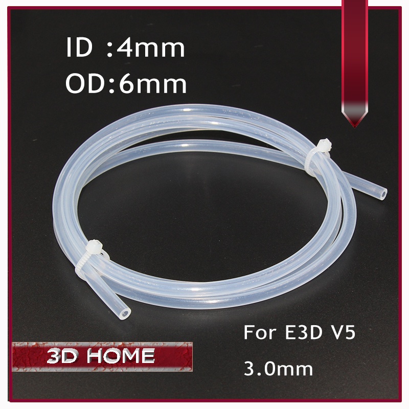 3D printer 1M 4*6mm Clear PFA PTFE Tube PiPe,J-head hotend RepRap ...