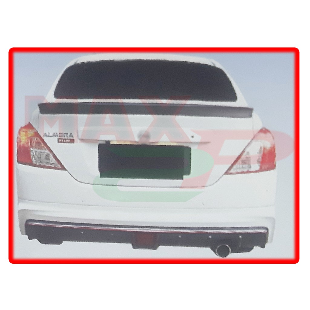 Nissan Almera (2016) NM2 Style Facelift Rear Back Skirt Skirting Bumper ...
