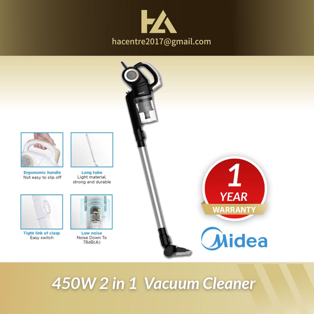 Midea 450W 2 in 1 Handheld & Stick Vacuum Cleaner MVC-16P / MVC16P ...