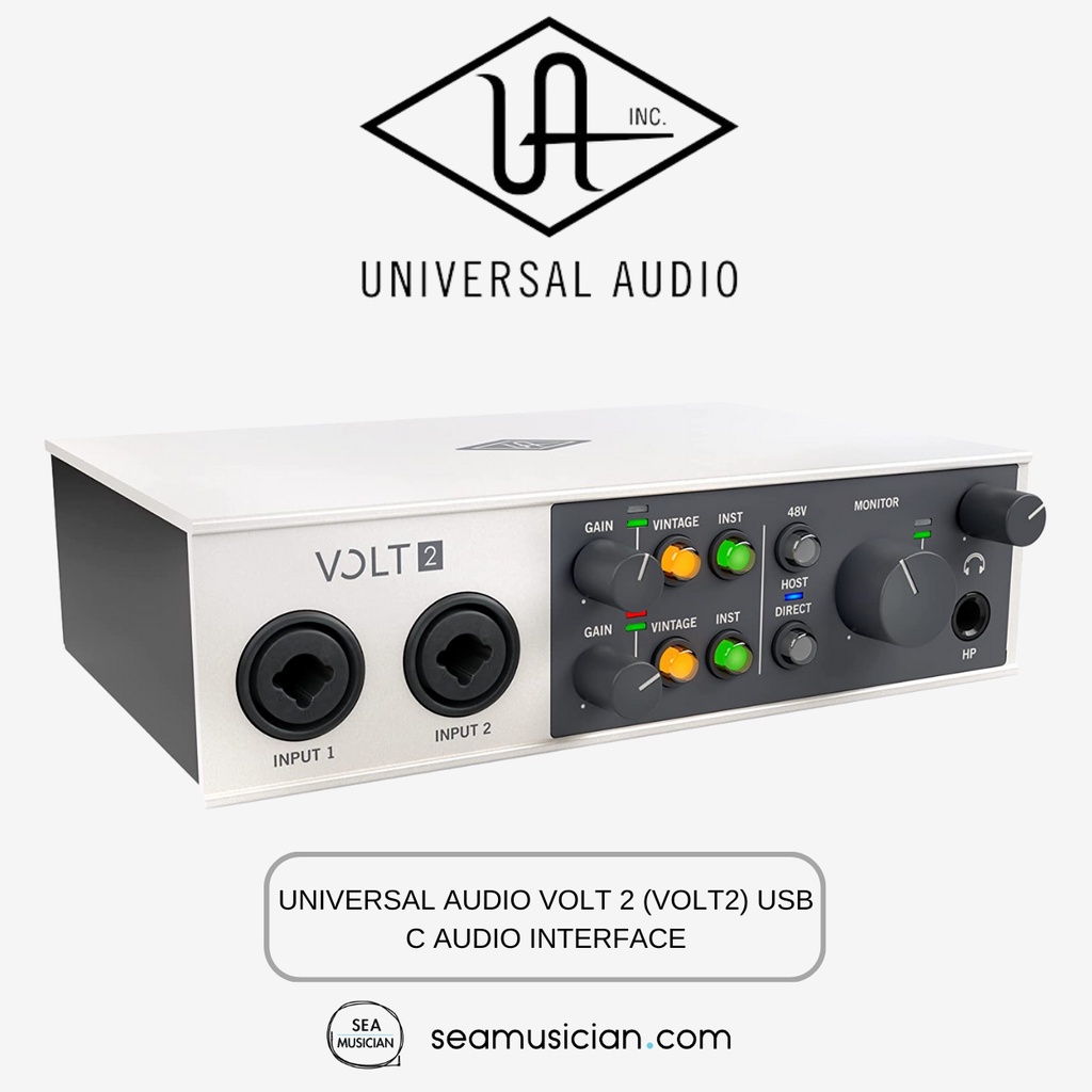 UNIVERSAL AUDIO VOLT 2 (VOLT2) USB C AUDIO INTERFACE | Shopee Malaysia