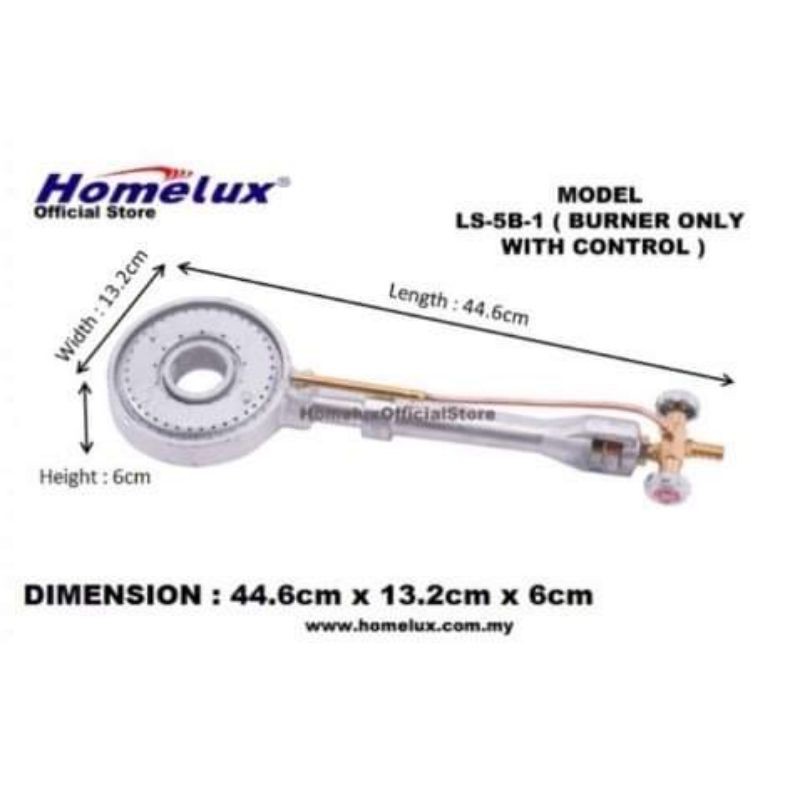 HOMELUX / GF 5B HIGH PRESSURE GAS STOVE（BURNER ONLY） | Shopee Malaysia