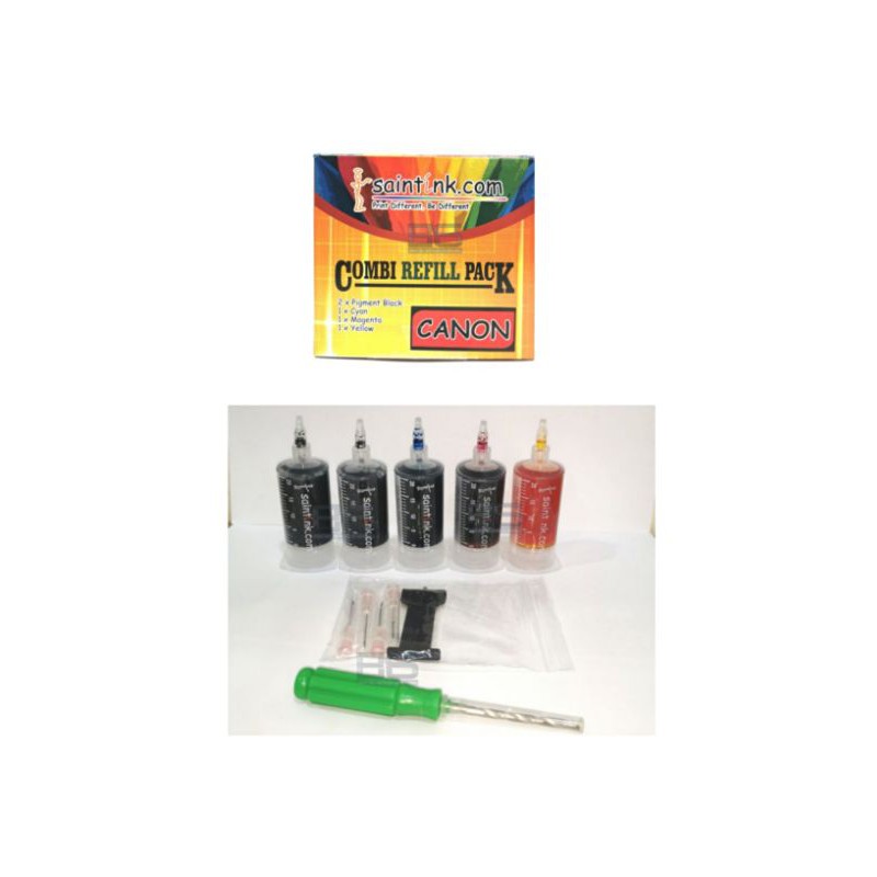 Canon PG-47 & CL-57 & CL-57s Ink Cartridge | Refill Black Color ink ...