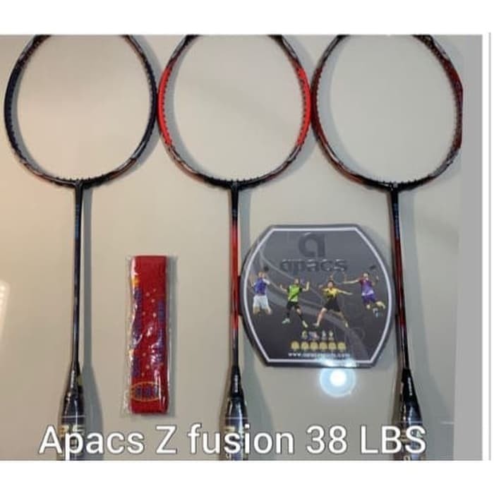 Apacs Z-Fusion Low vibration 35lbs Badminton Racket ORI | Shopee Malaysia