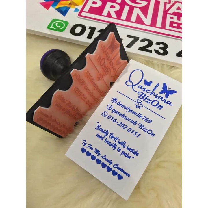 Rubber Stamps Cop Getah | Company Chop | Name Chop | Address Cop | Bank ...