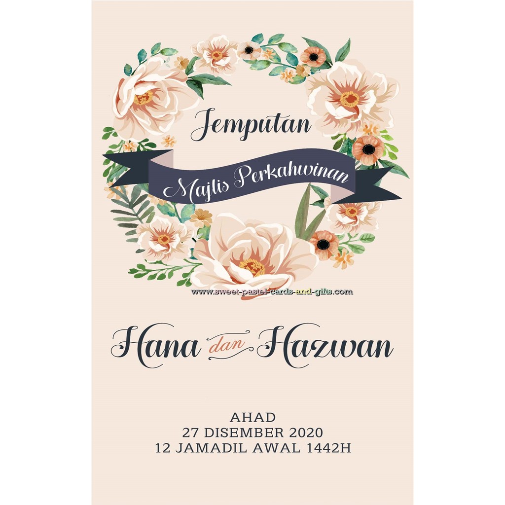 [PRE-ORDER|FAST SHIPPING] Buku Doorgift Majlis Kahwin Custom Yasin ...