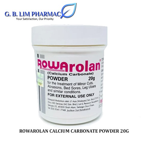 Rowarolan Calcium Carbonate Powder 20g (EXP: 31-JULY-2026) | Shopee ...