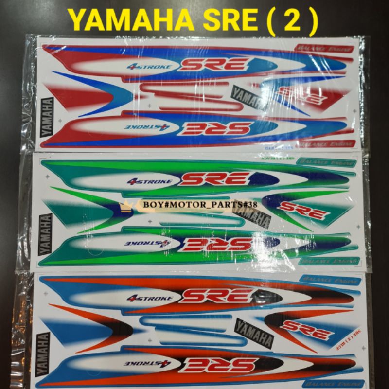 YAMAHA SRE ( 2 ) BODY STICKER ( READY STOCK ) | Shopee Malaysia