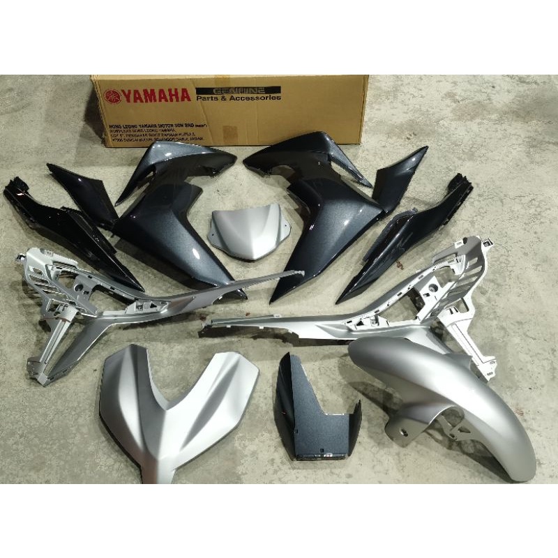 Y16 Y16ZR COVER SET 100% ORIGINAL YAMAHA HLY YELLOW SLIVER GREY BLUE ...