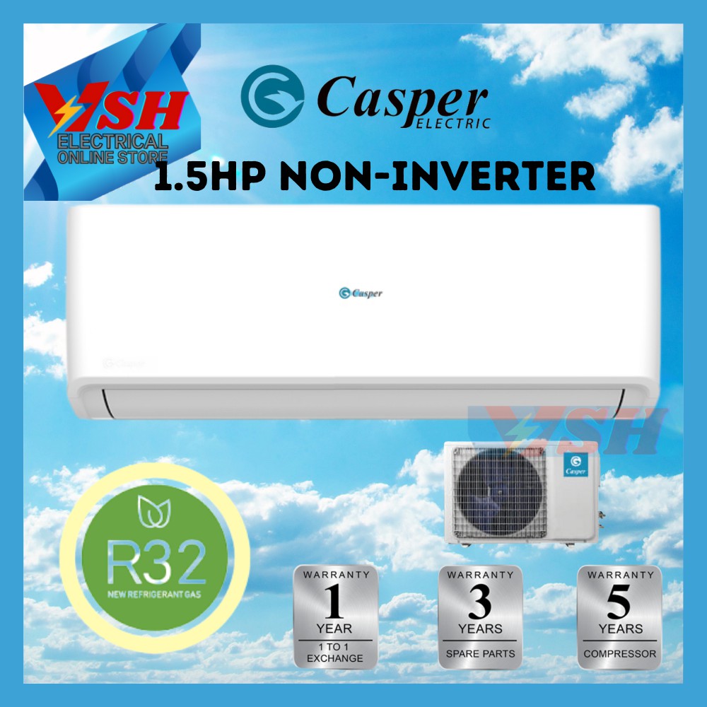 Casper 1.5hp R32 Non -Inverter Air Conditioner 2021 (SC-12FS32-IM / SC ...