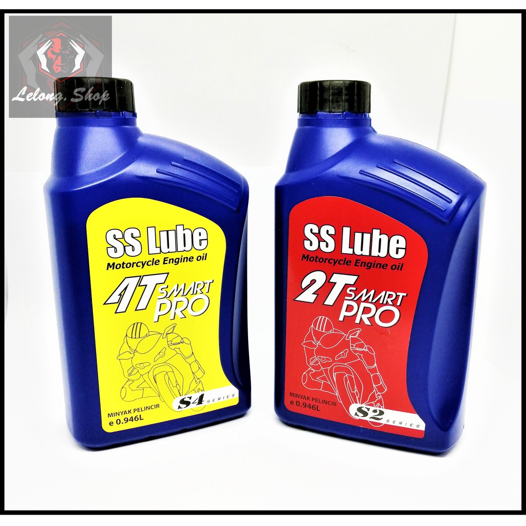 SS LUBE 4T / 2T ENGINE OIL MOTORCYCLE 2 STROKE / 4 STROKE OIL 0.946L ...