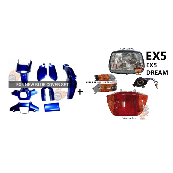 REMPIT Ex5 High Power Ex5 Dream Cover Set (10 COLORS) Coverset Bodyset Caver set Original honda ...