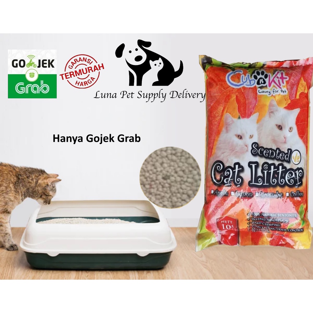 Cub N Kit 10 Liter Scented Clump Cat Sand Only Sent Using Grab/Gojek ...