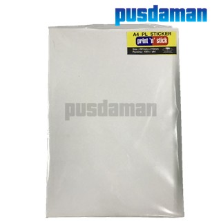 A4 White Matt Sticker 100sheets/Pack | Shopee Malaysia