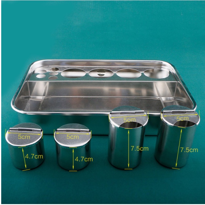 304 Stainless Steel Dental Instruments Tray Surgical Nursing Medical ...