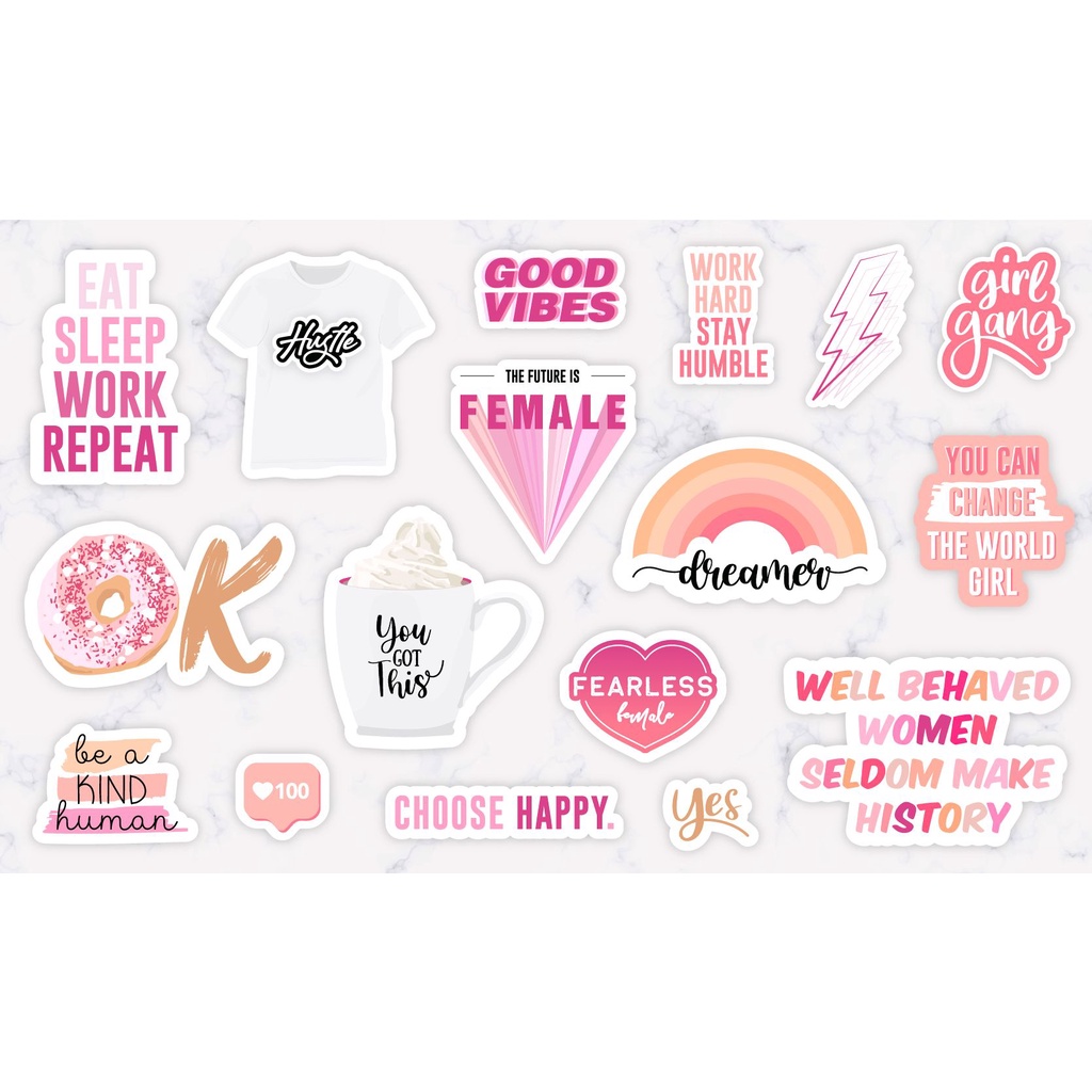 A4 Die Cut aesthetic Vinyl Sticker/Print Label Sticker/Kpop Sticker ...