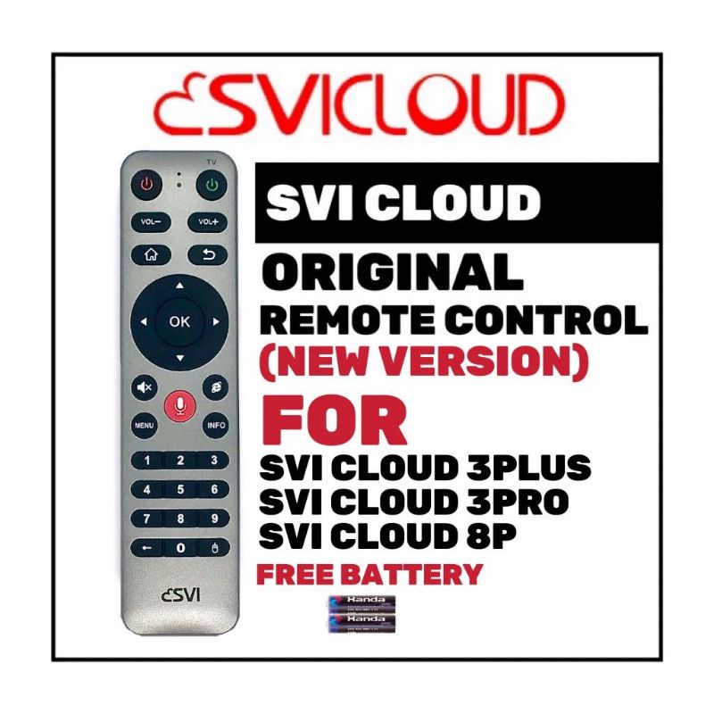 ORIGINAL SVI CLOUD 3S 3PLUS 3PRO 8P REMOTE CONTROL (QC CHECK BEFORE ...