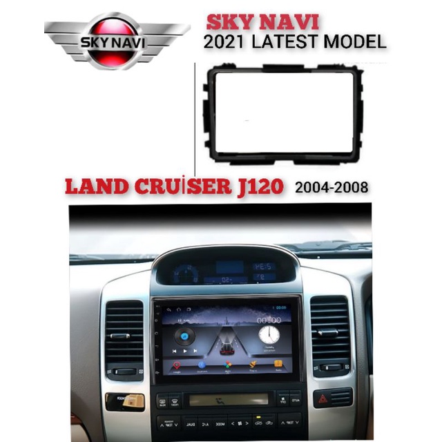 Toyota prado j120 2004-2008 (LAND CRUISER) CAR ANDROID PLAYER | Shopee ...