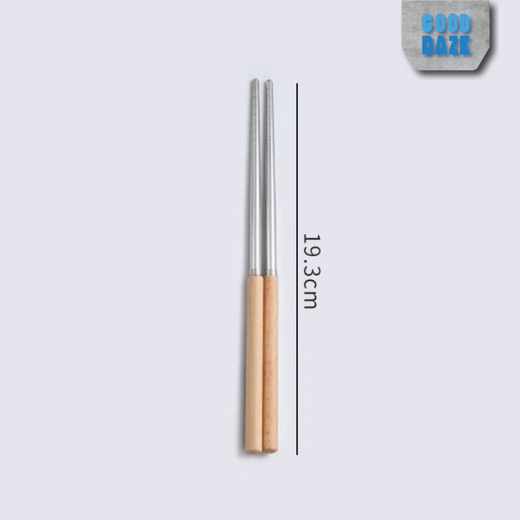 【GOOD DAZE】Wood Stainless Steel Cutleries Cutlery Lunchbox Cutleries ...