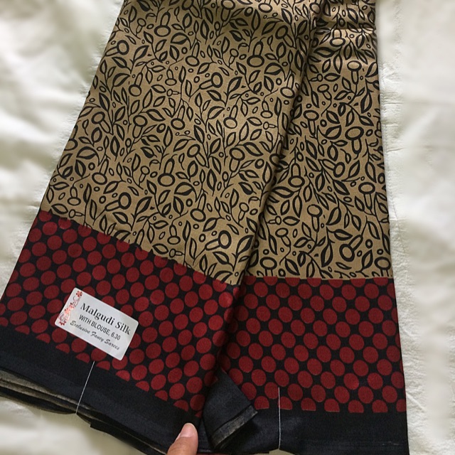 KAIN SAREE RAW SILK SAREE | Shopee Malaysia