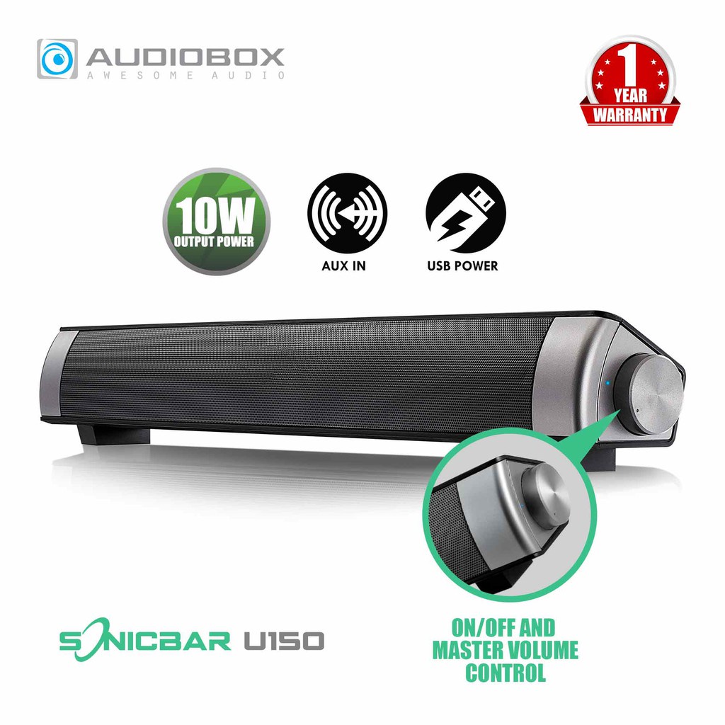 AudioBox U250 | SonicGear U200 | Powerful USB Sound Bar Speaker with ...