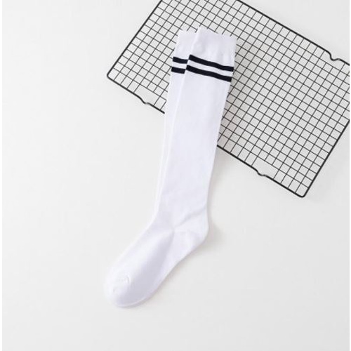 (SOX60) Cotton Knee Long Sock Long Student Socks Fashion Japanese Candy ...