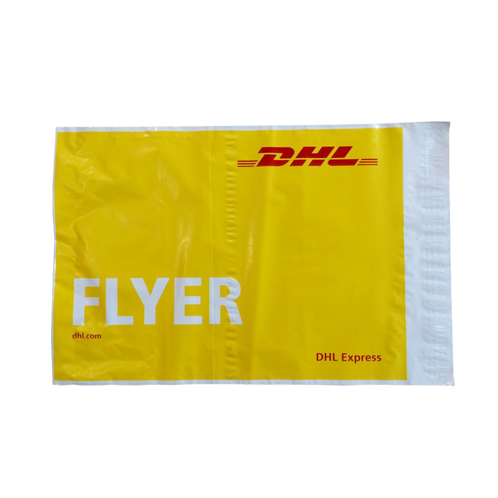 READY STOCK 50Pcs DHL Flyer With Pocket Courier Bag (Size : S / M / L ...
