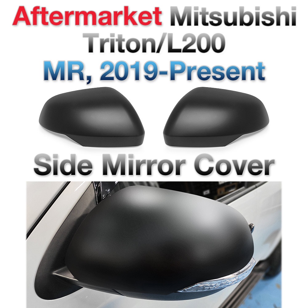 Tunez Mitsubishi Triton Side Mirror Cover Guard - Matte Black MR ...