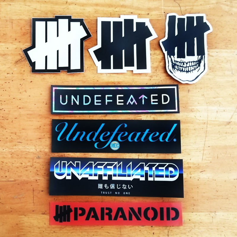 Undefeat 3M vinly sticker with lamination | Shopee Malaysia