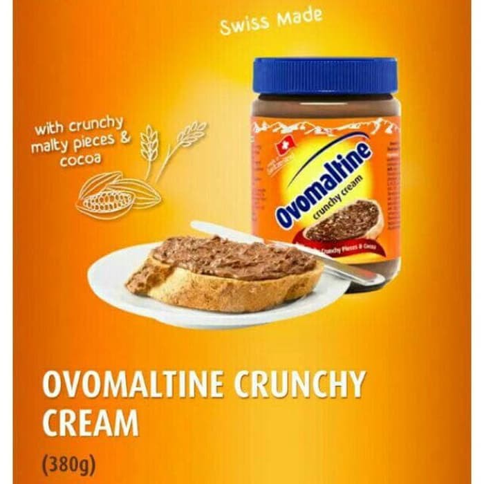 Ovomaltine CRUNCHY CREAM Spread Jam 680gr GUDANGGG) | Shopee Malaysia