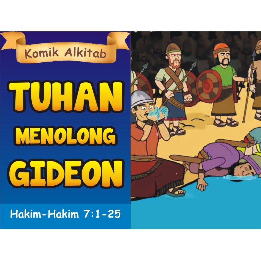 God Helping Gideon - Children's Bible Comic Series | Shopee Malaysia