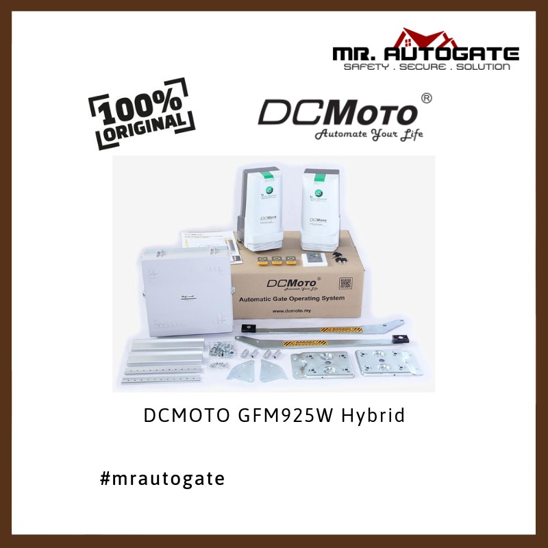 DCMoto GFM925W Swing & Folding DC Moto Auto Gate (Include backup ...