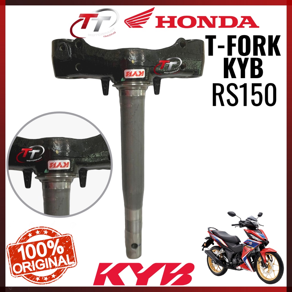 100% ORIGINAL KYB RS150 RSX150 RSX RS150R V1 V2 RS 150 TFORK T FORK UNDER BRACKET HANDLE BRAKET ...