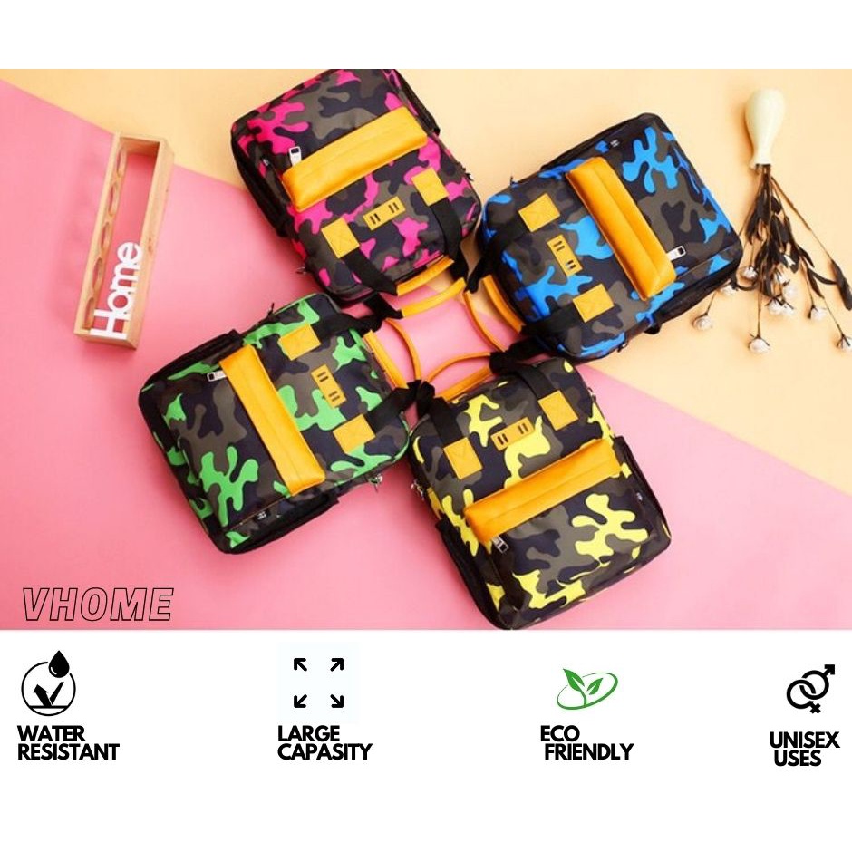 School Bag / Backpack Multicarry Waterproof / Beg Sekolah / Tuition bag ...