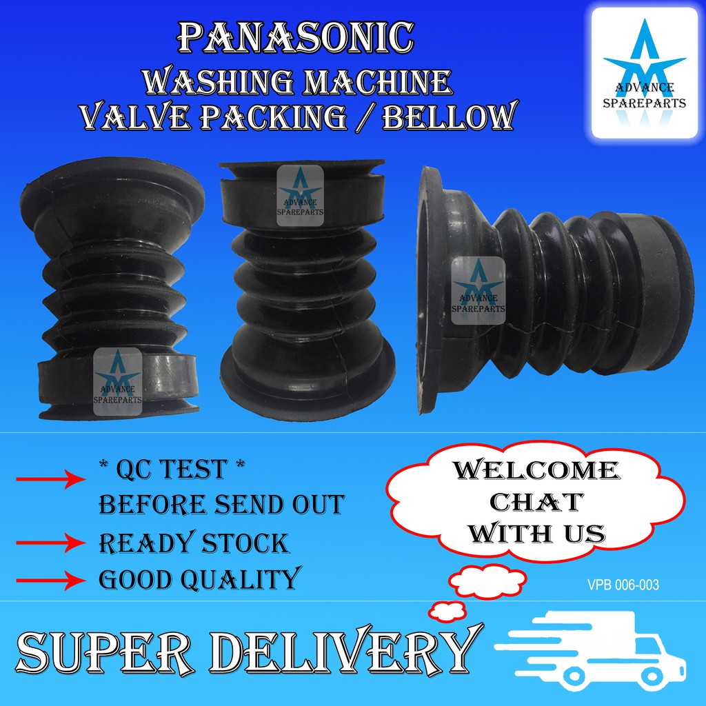 PANASONIC FULLY AUTO VALVE PACKING / VALVE BELLOW GETAH BARROW WASHING ...