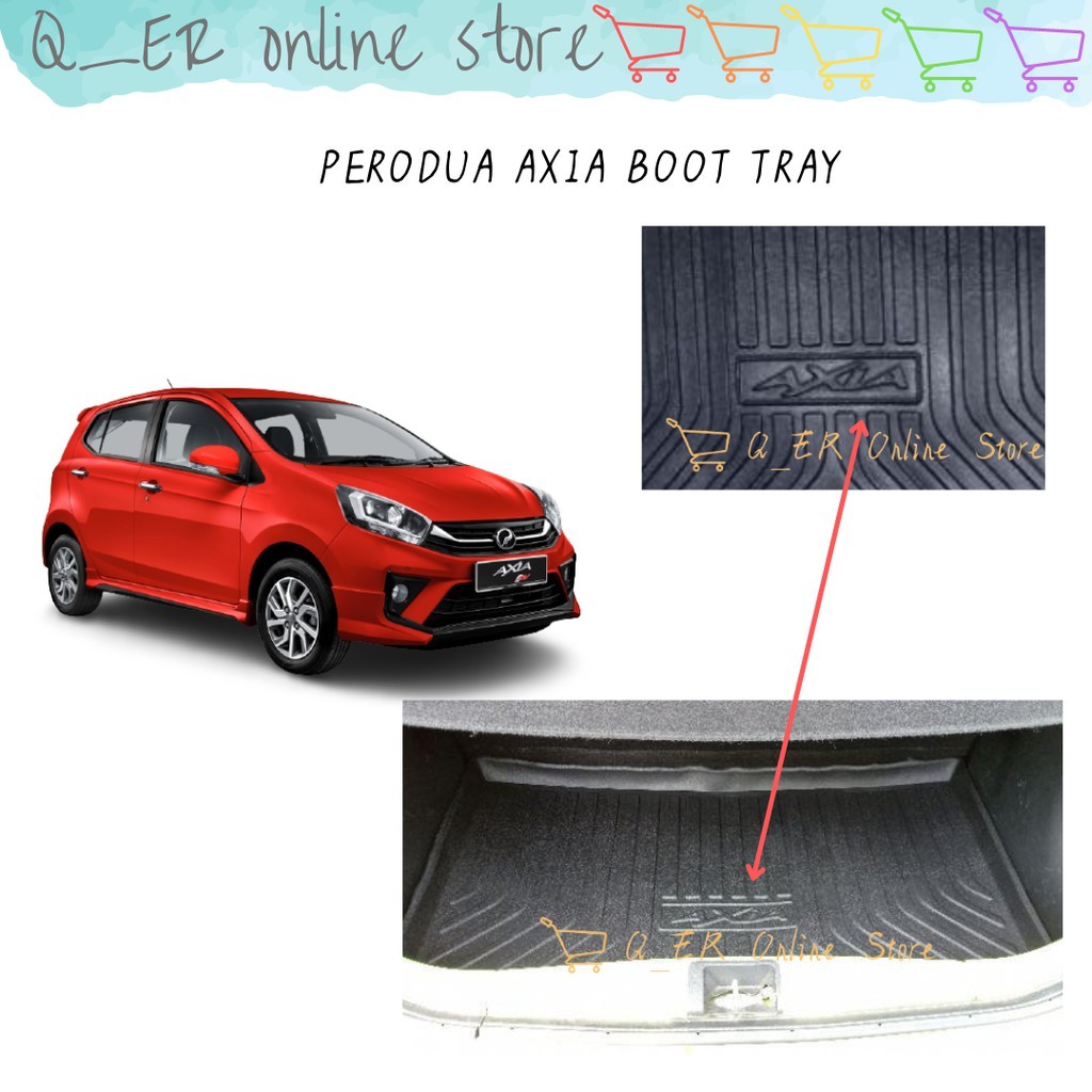 PERODUA AXIA REAR CARGO BOOT TRAY / TRUNK TRAY | Shopee Malaysia