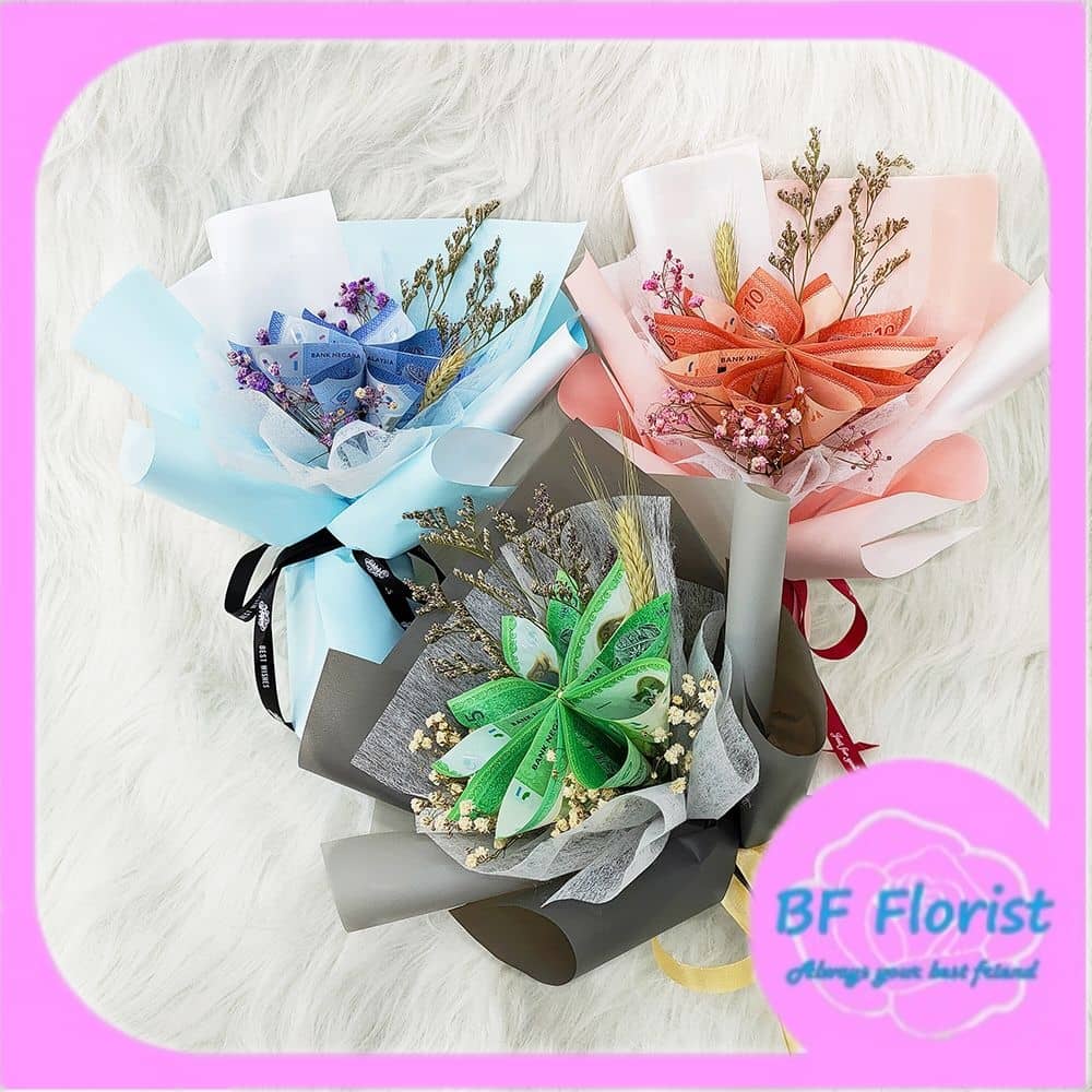 Gerbera Money Bouquet Bunga Duit 非洲菊有钱花花束 | Shopee Malaysia
