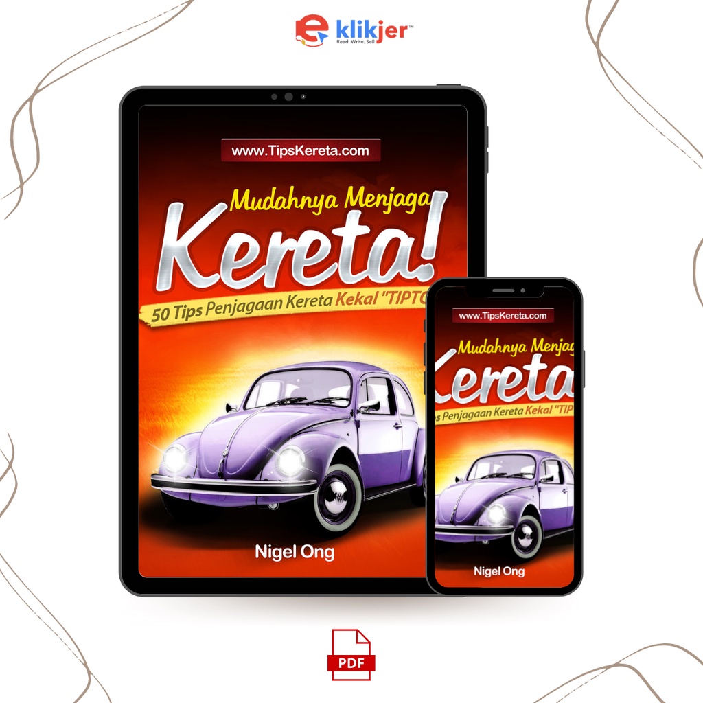 Ebook Tips Kereta - 50 Tips Penjagaan Kereta Kekal TipTop! | Shopee Malaysia
