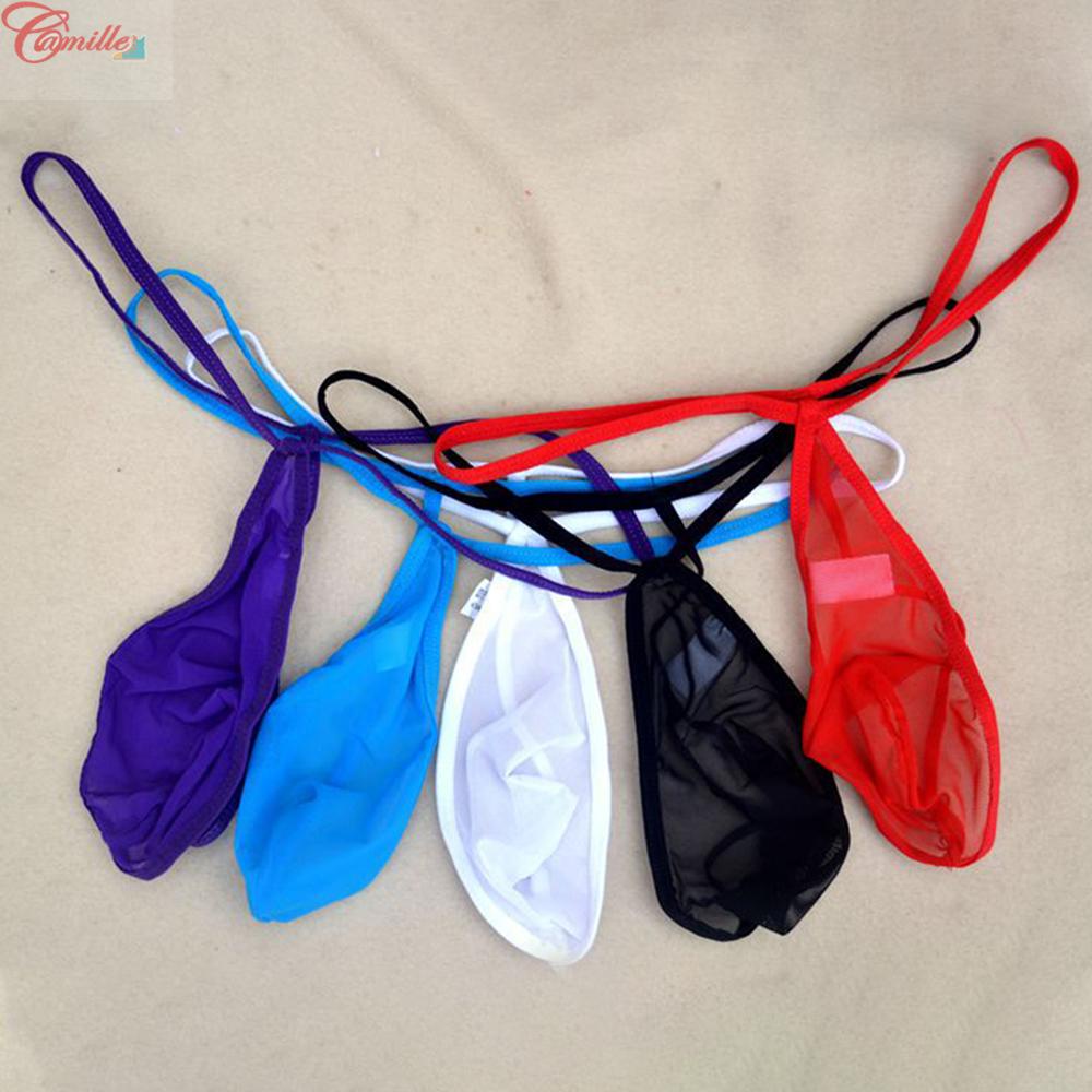 Men Sheer Mesh Low Rise Bulge Underwear | Shopee Malaysia