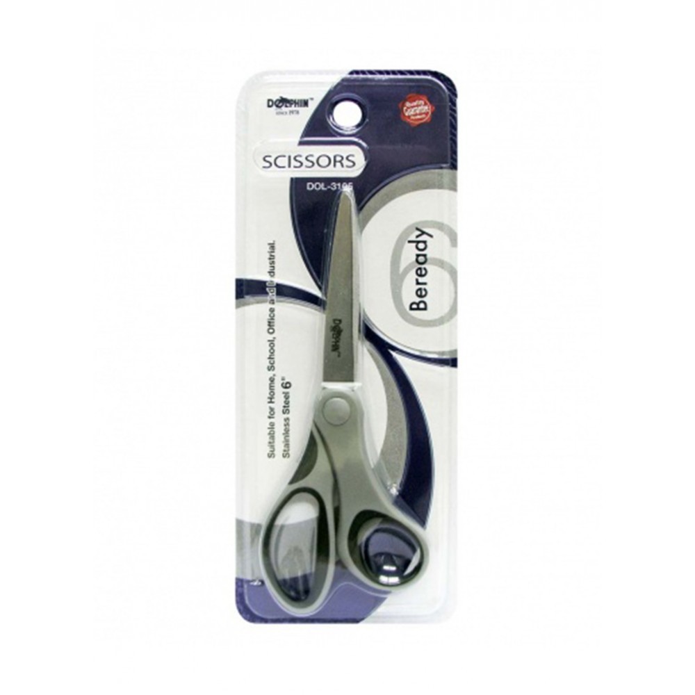 DOLPHIN OFFICE SCISSORS 6" DOL-3105 | Shopee Malaysia