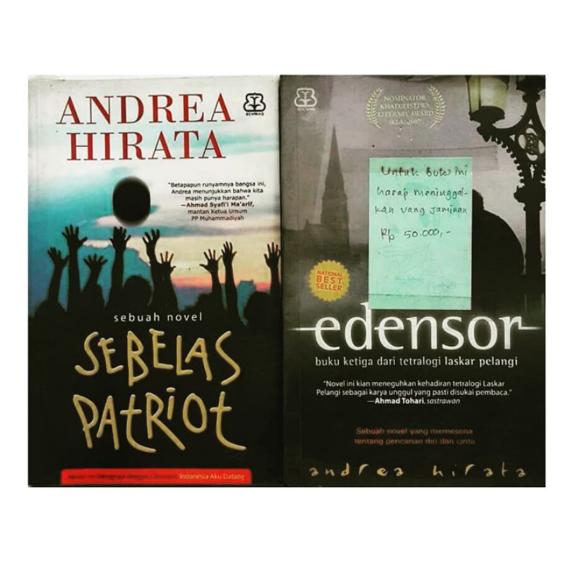 Andrea Hirata's Novel Book | Shopee Malaysia