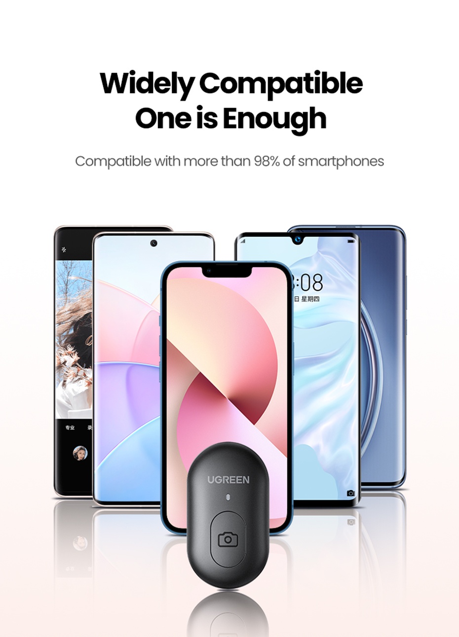 UGREEN Bluetooth Remote Control Selfie Controller Shutter for Mobile ...