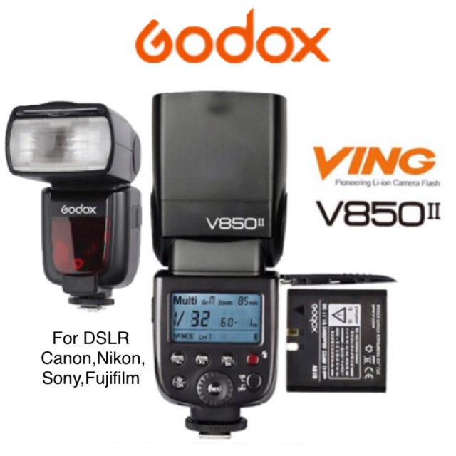 Godox V850 ii flash VING V850 mark 2 wireless flash 2.4 1/8000 hss ...