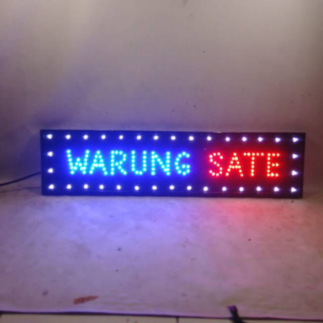 Satay stall led writing light board | Shopee Malaysia