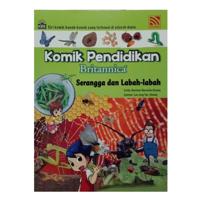 KOMIK PENDIDIKAN BRITANNICA - SERANGGA DAN LABAH-LABAH (READY STOCK ...