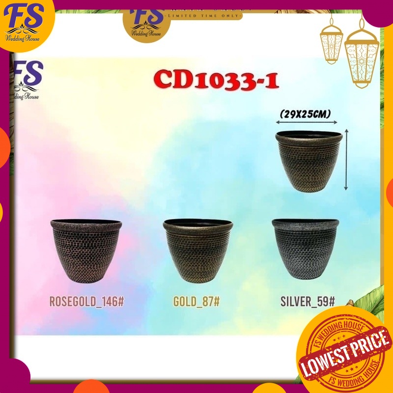 Flower Vase Pot/ Pasu Gubahan Orkid/ Pasu Plastik/ Pasu Bunga Hiasan ...