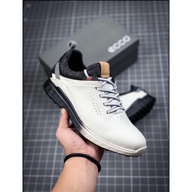 Ecco Men's Golf Shoes Lace-up Anti-Slip Sole, Good Waterproof | Shopee ...