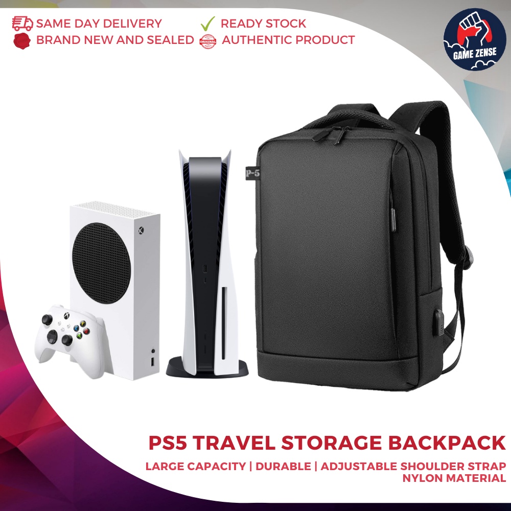 [PS5/XBOX] PS5 Travel Storage Backpack | PS5 Bag | PS5 Backpack ...