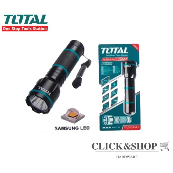 [READY STOCK] TOTAL FLASHLIGHT 200Iumens (T-TFL013AAAI) | Shopee Malaysia