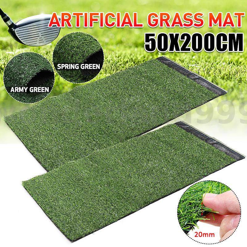 20mm Artificial Grass Realistic Cheap Green Lawn Garden Astro Fake Turf ...