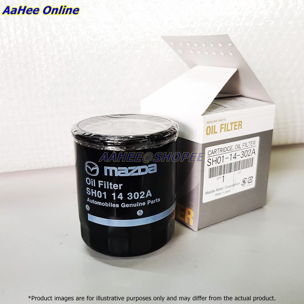MAZDA Oil Filter SH01-14-302A Genuine Parts | Shopee Malaysia